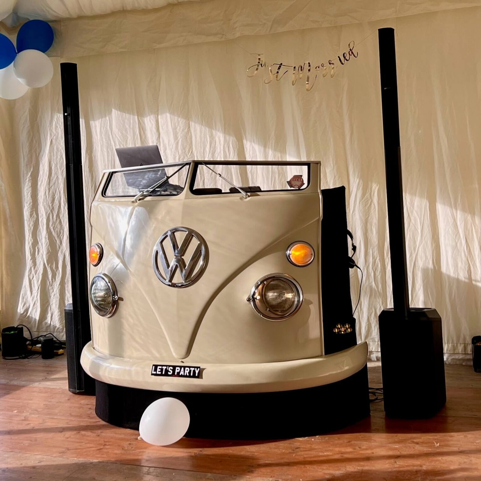 Hire this awesome Split Screen Campervan VW DJ Booth
