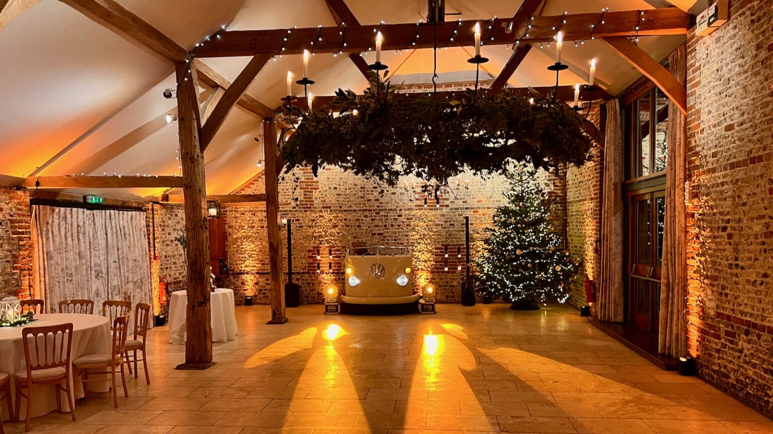 Tash and Vicky's wedding, Upwaltham Barns, 9th December 2022