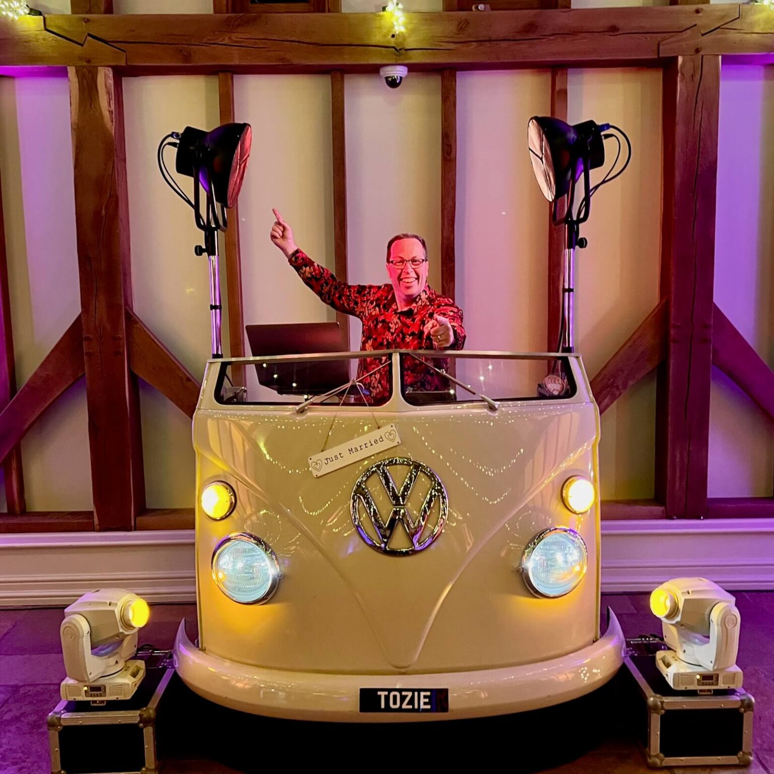 Hire this awesome Split Screen Campervan VW DJ Booth