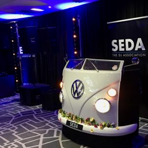 Hire this awesome Split Screen Campervan VW DJ Booth DJ Brian Mole