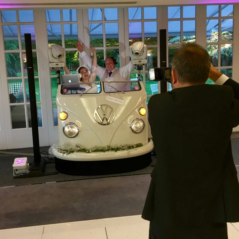 Hire this awesome Split Screen Campervan VW DJ Booth