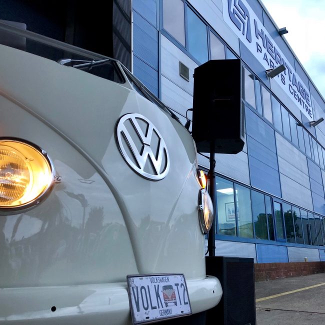 Hire this awesome Split Screen Campervan VW DJ Booth DJ Brian Mole